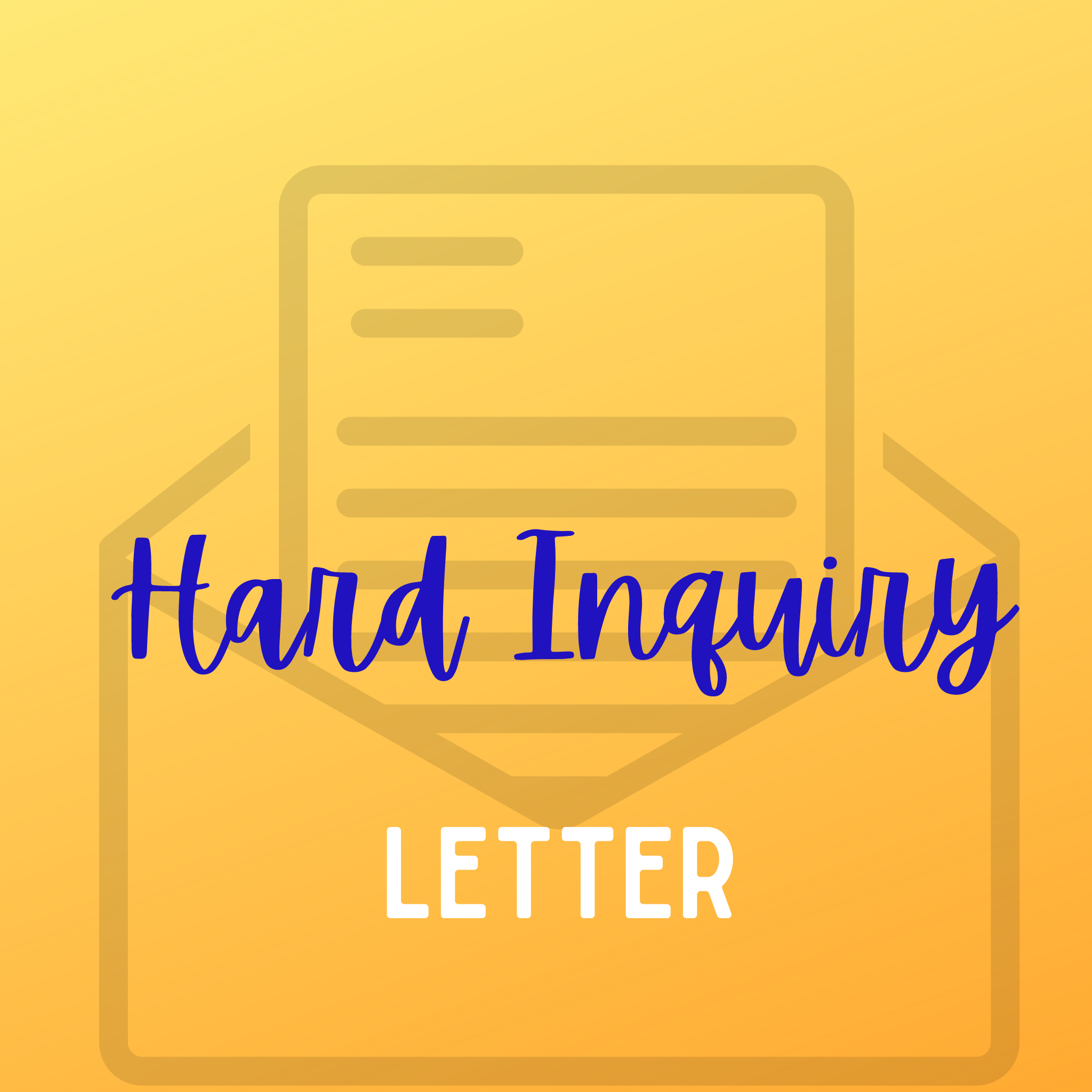 Hard Inquiry Removal Letter – CURRENCY CHOICE